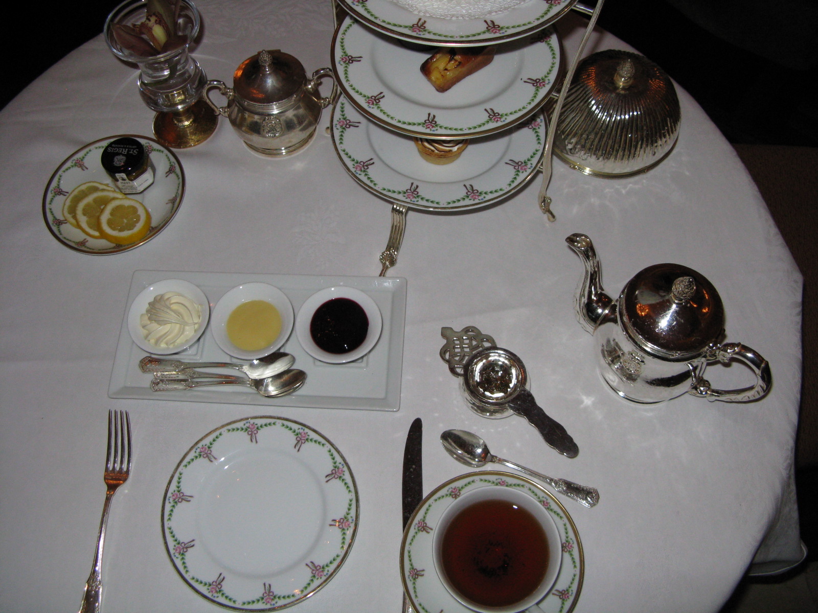Afternoon Tea at St. Regis Hotel, New York