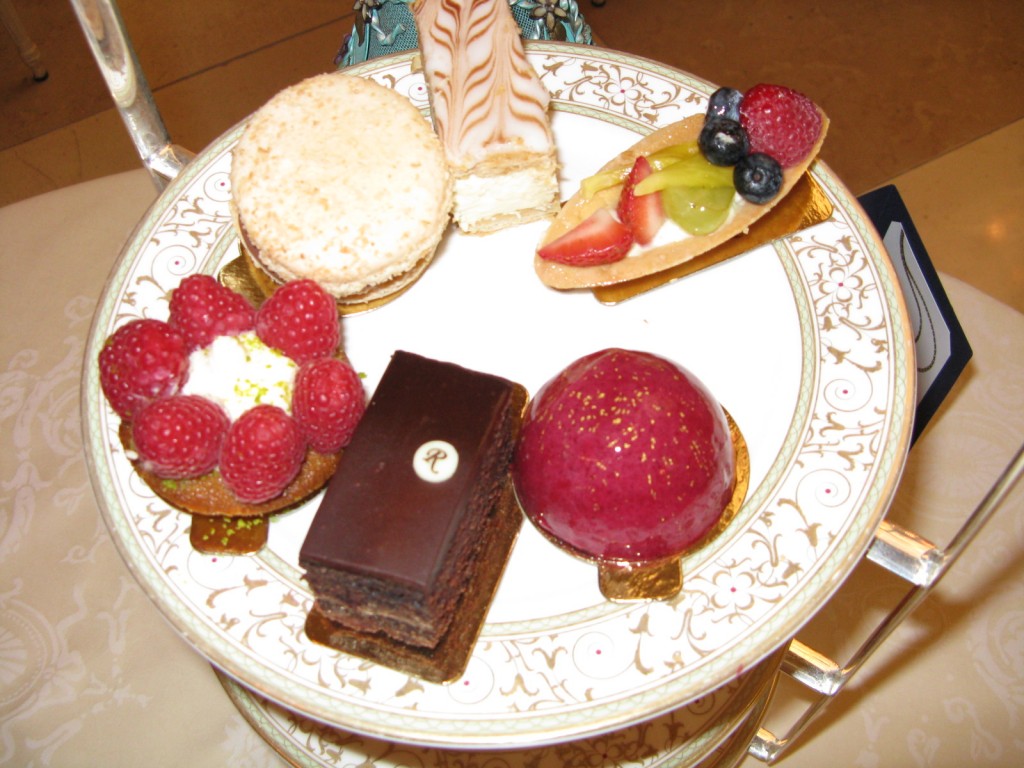 Father and Daughter take Afternoon Tea at The Ritz London's Palm Court